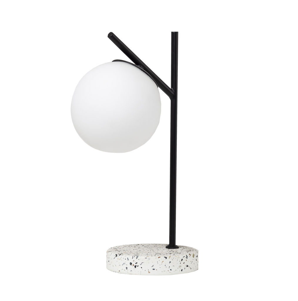 Floriane Terrazzo Table Lamp - Black – Comeo Home
