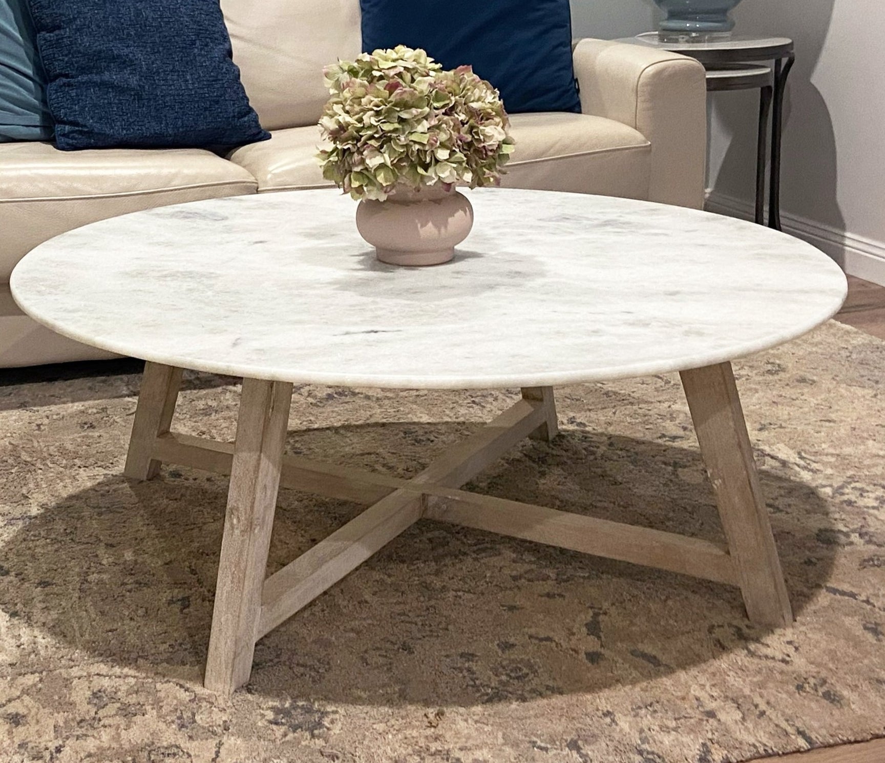 Irving Marble Coffee Table - Natural – Comeo Home