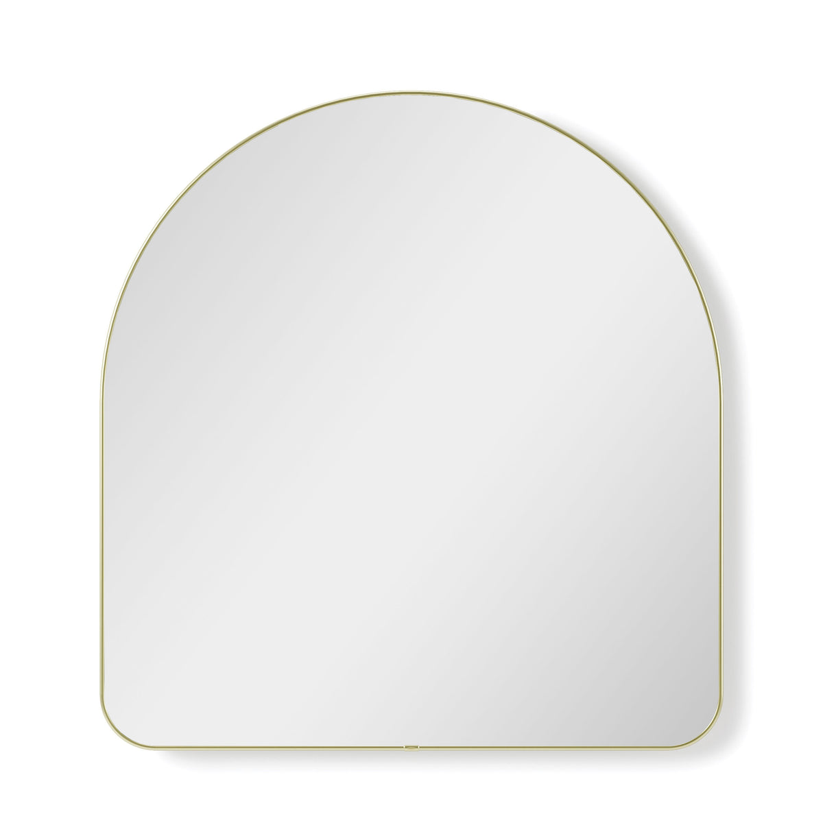 Luisa Arch 86 x 91cm Wall Mirror - Brass – Comeo Home